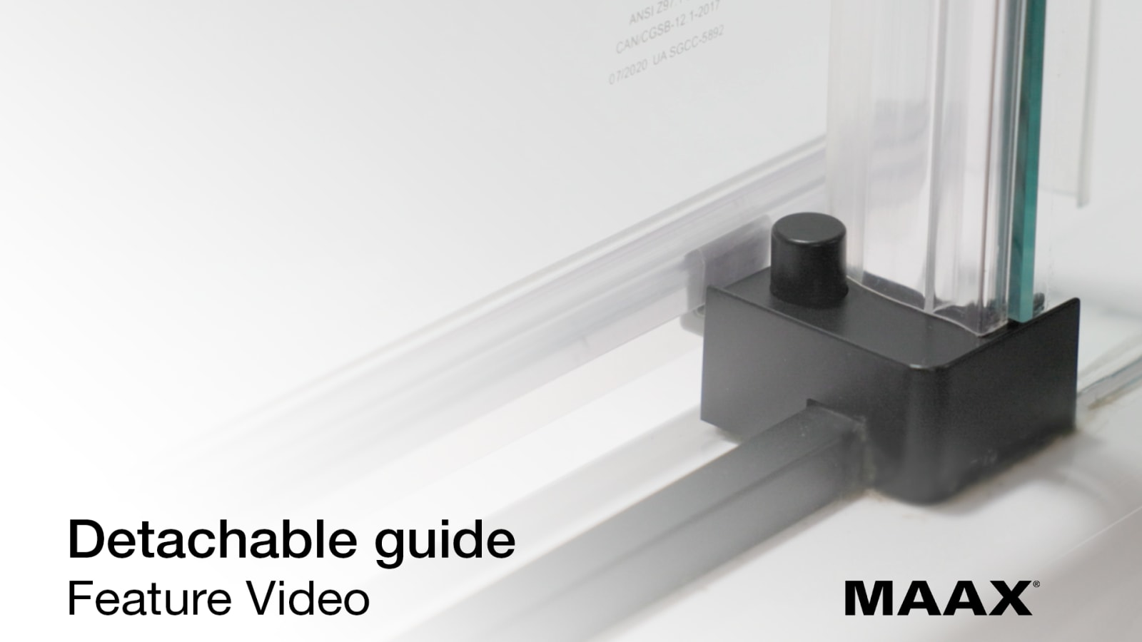 Odyssey SC 45-47 ½ x 78in. 8 mm Sliding Shower Door for Alcove Installation with Clear glass in ...